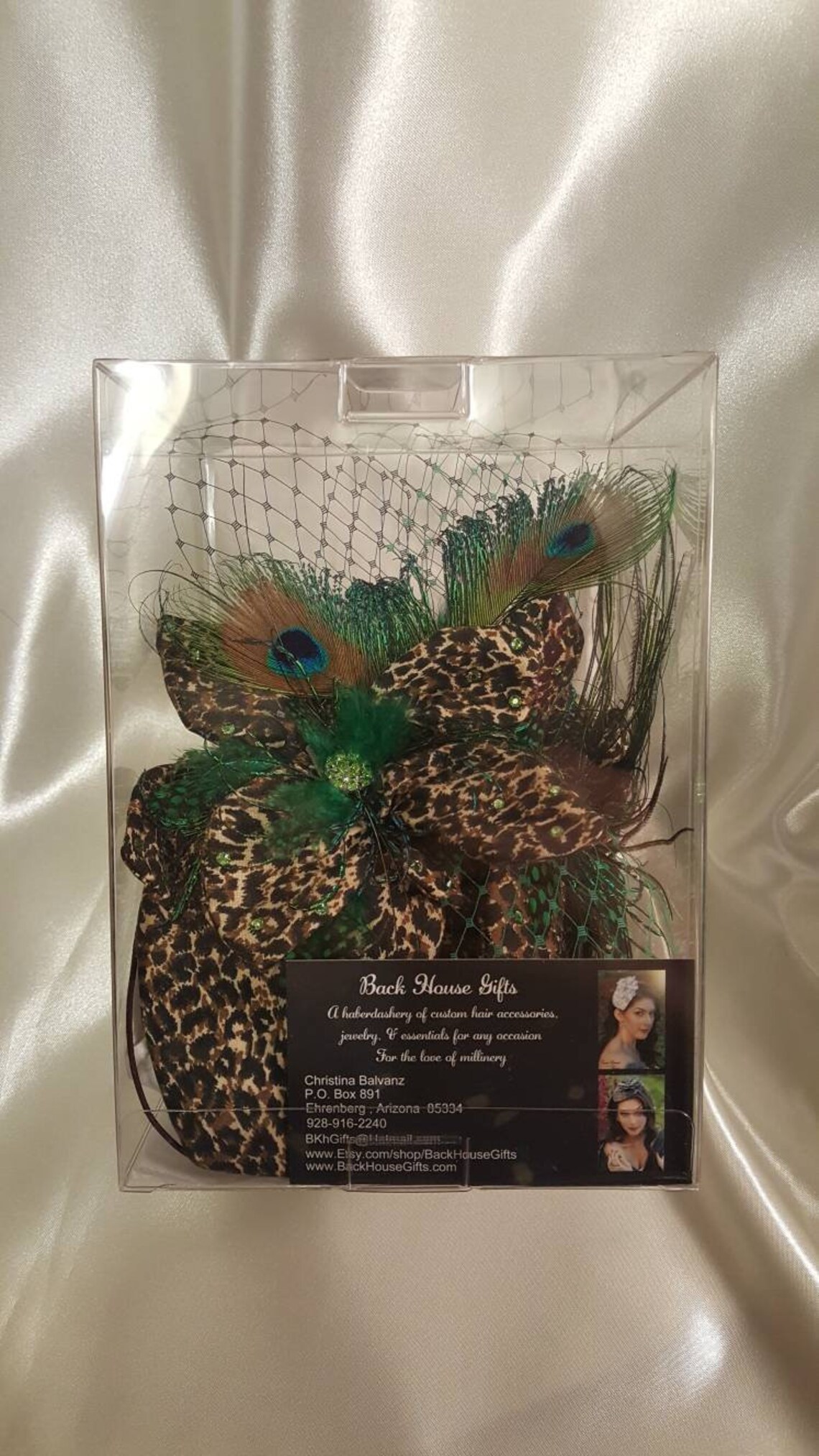 Leopard Feather Teardrop Hat Formal Hat Fascinator Cocktail - Etsy