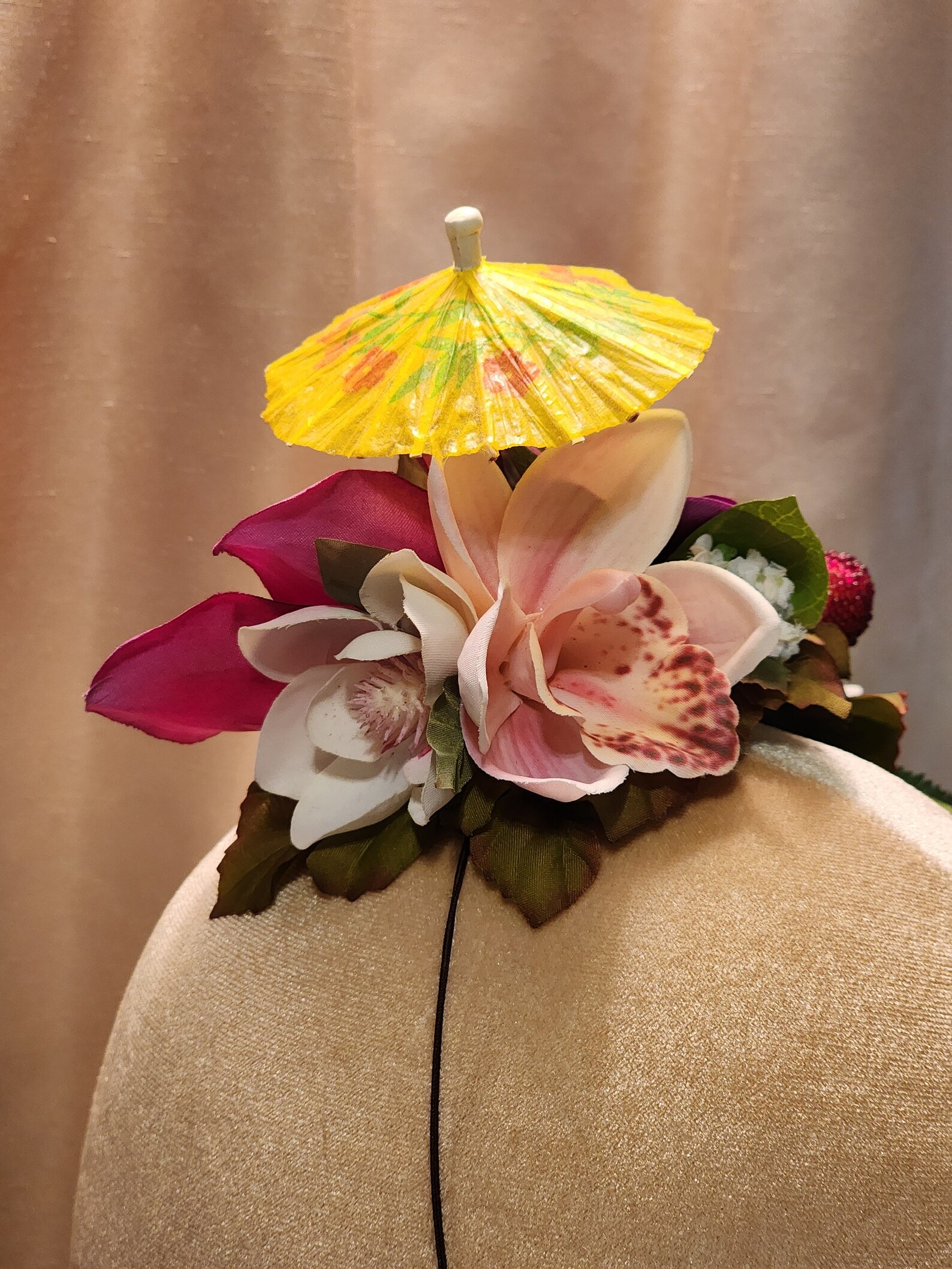 Tiki Fruit Headpiece,tiki Headdress,tiki Style Headband ,tropical Hair ...