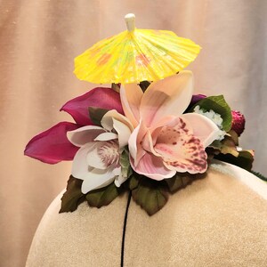 Tiki Fruit Headpiece,tiki Headdress,tiki Style Headband ,tropical Hair ...