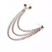 Silver Triple Chain Ear Cuff Earring (single-side) - Etsy