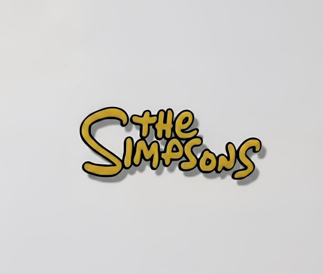 The Simpsons Magnet – Logo - Etsy