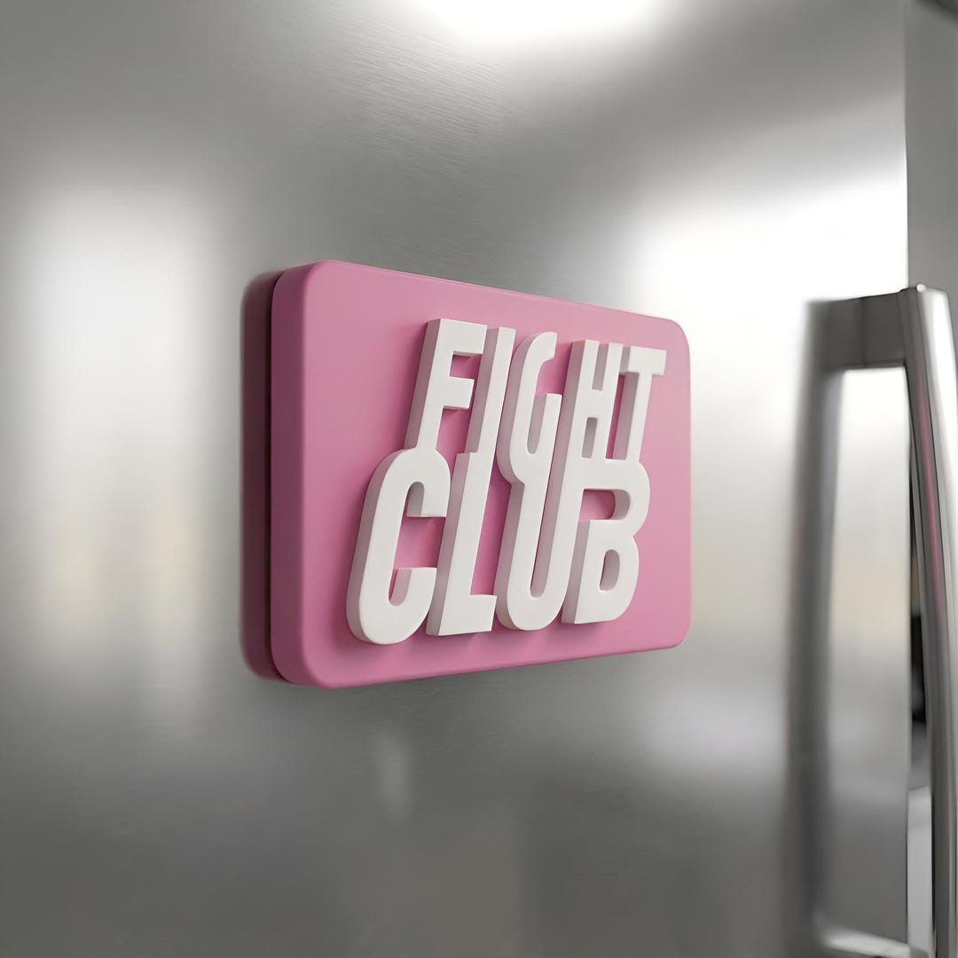 Fight Club Fridge Magnet - Soap Style Magnet - Etsy
