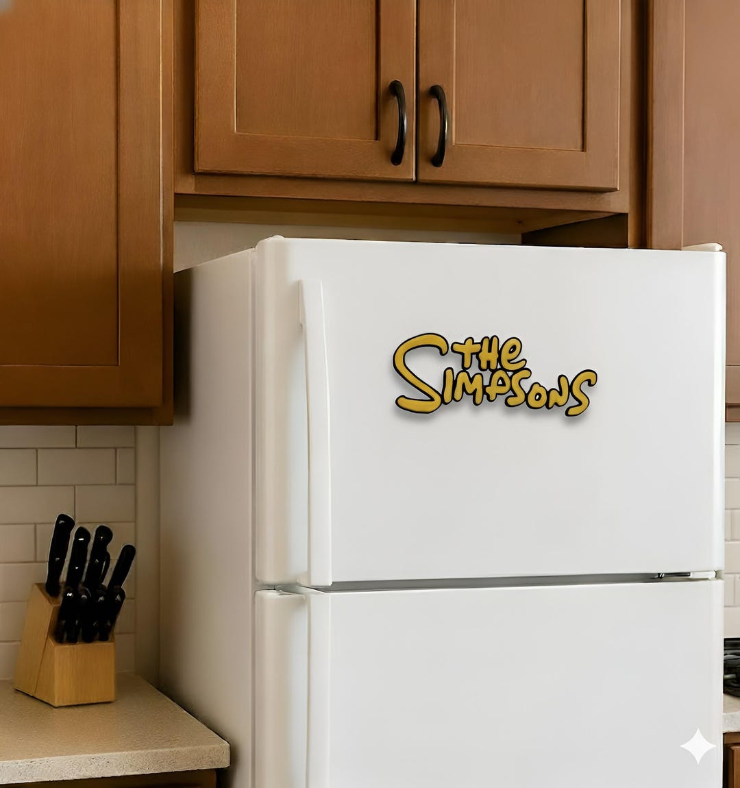 Simpsons Magnet – Logo - Etsy