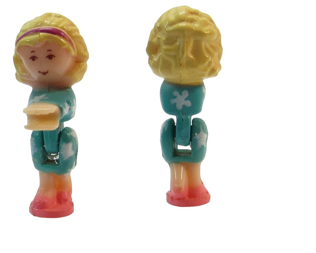 1994 Vintage Polly Pocket Doll Strollin' Surprise - Polly Bluebird Toys ...