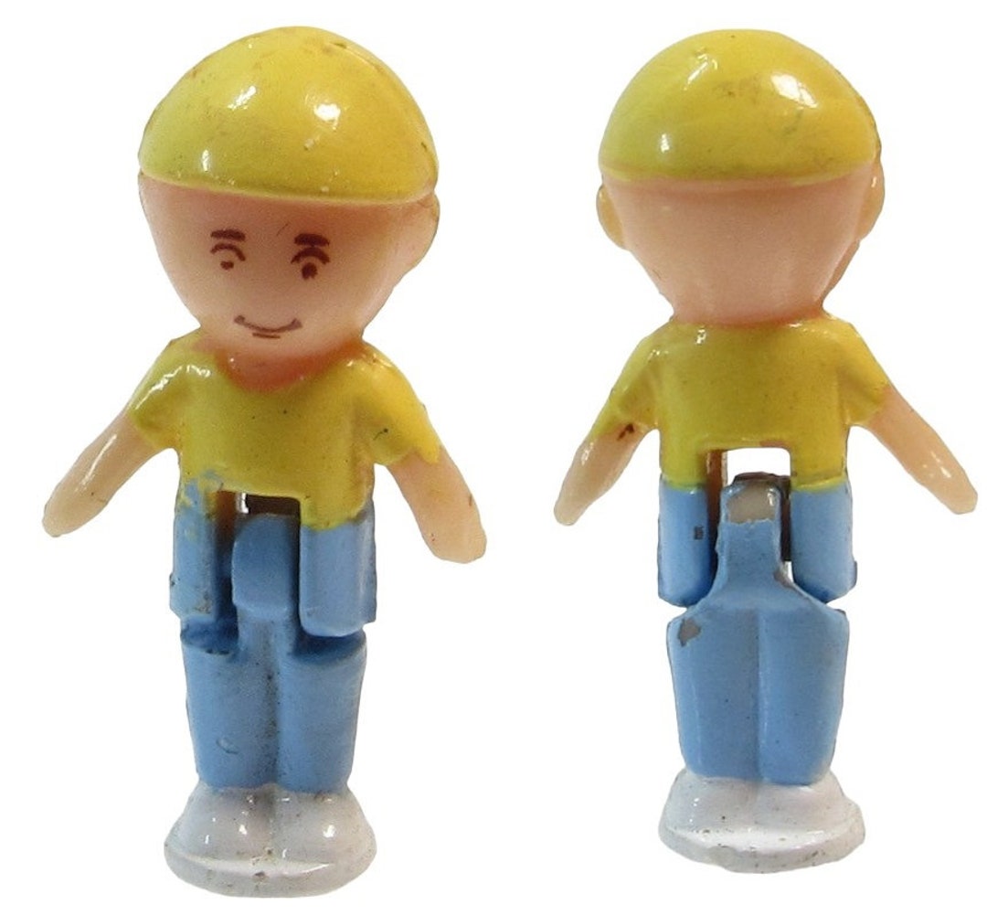 Polly Pocket Doll Undated Vintage Wee Willie's Stunt Plane Willie ...
