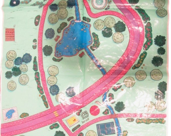 1993 Polly Pocket Pockets Vintage Pollyville Mat Map Bluebird Toys ...
