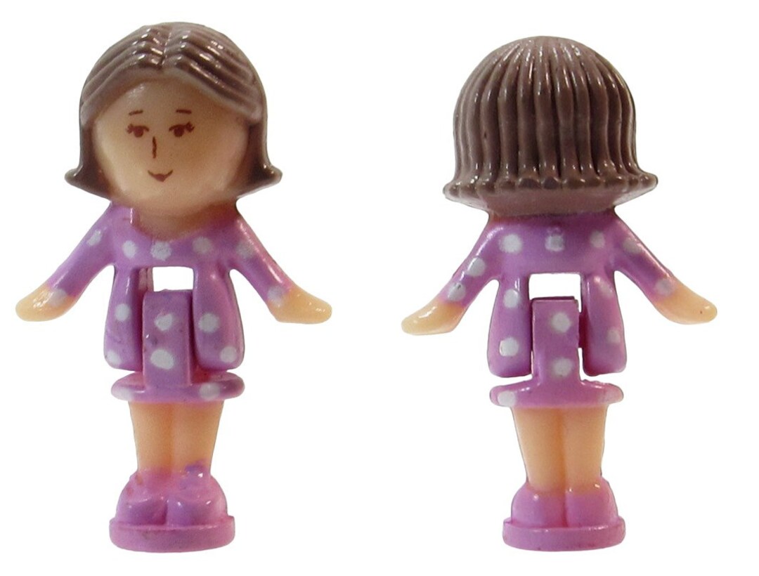 1990 Vintage Polly Pocket Doll Teeter-totter Pals Pixie Bluebird 48972 ...