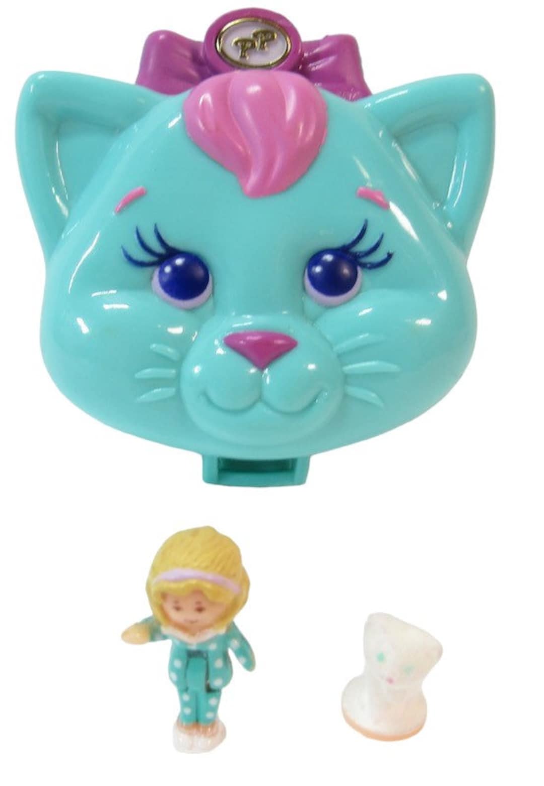 1993 Vintage Polly Pocket Cuddly Kitty Bluebird Toys 48555 - Etsy