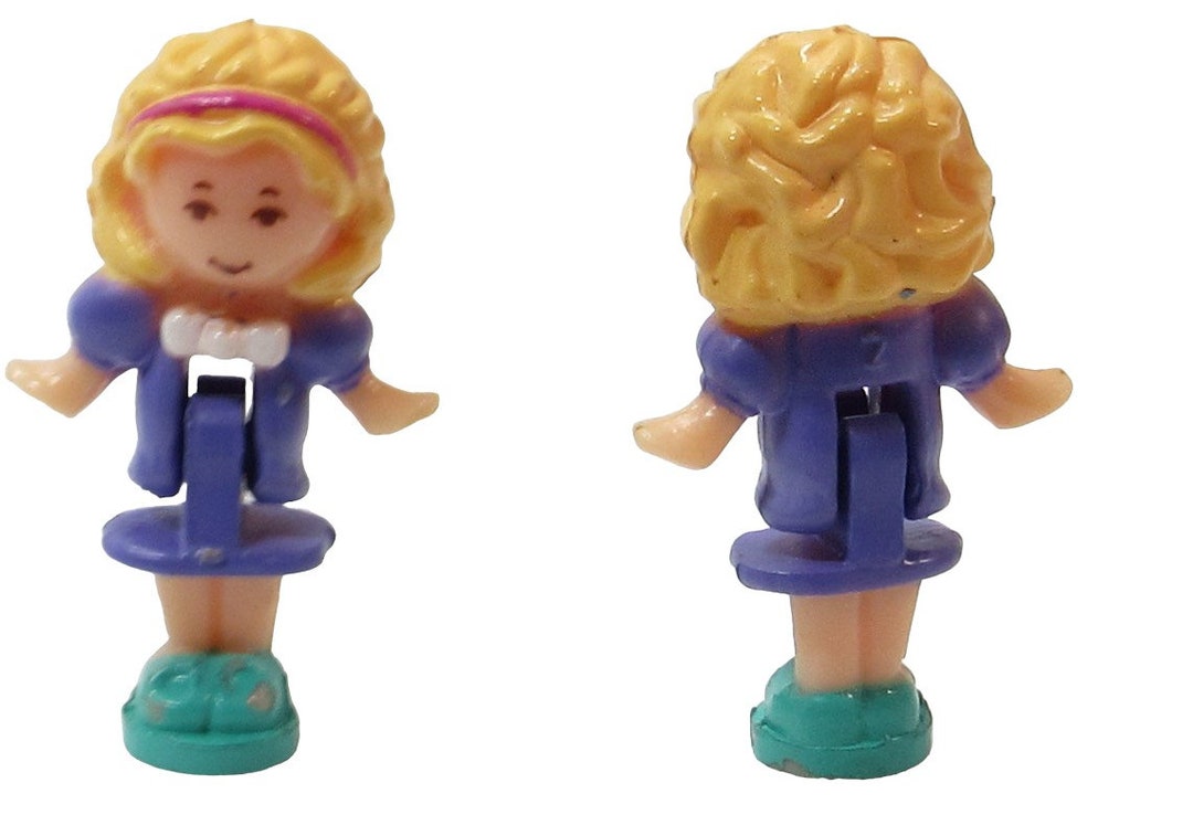 Polly Pocket Dolls 1994 Vintage Pretty Polly Locket Polly Bluebird Toys ...