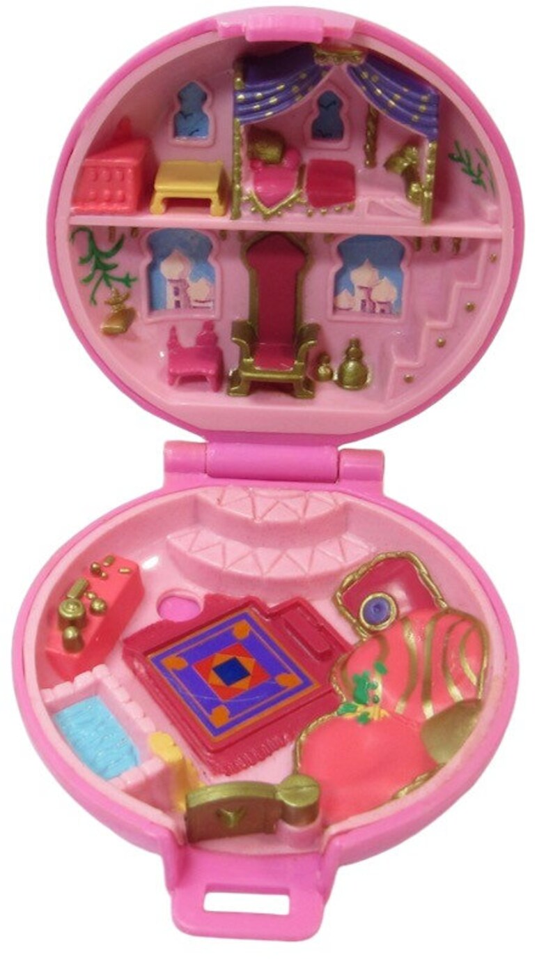 1992 Vintage Polly Pocket Jeweled Palace Compact ONLY Bluebird Toys ...