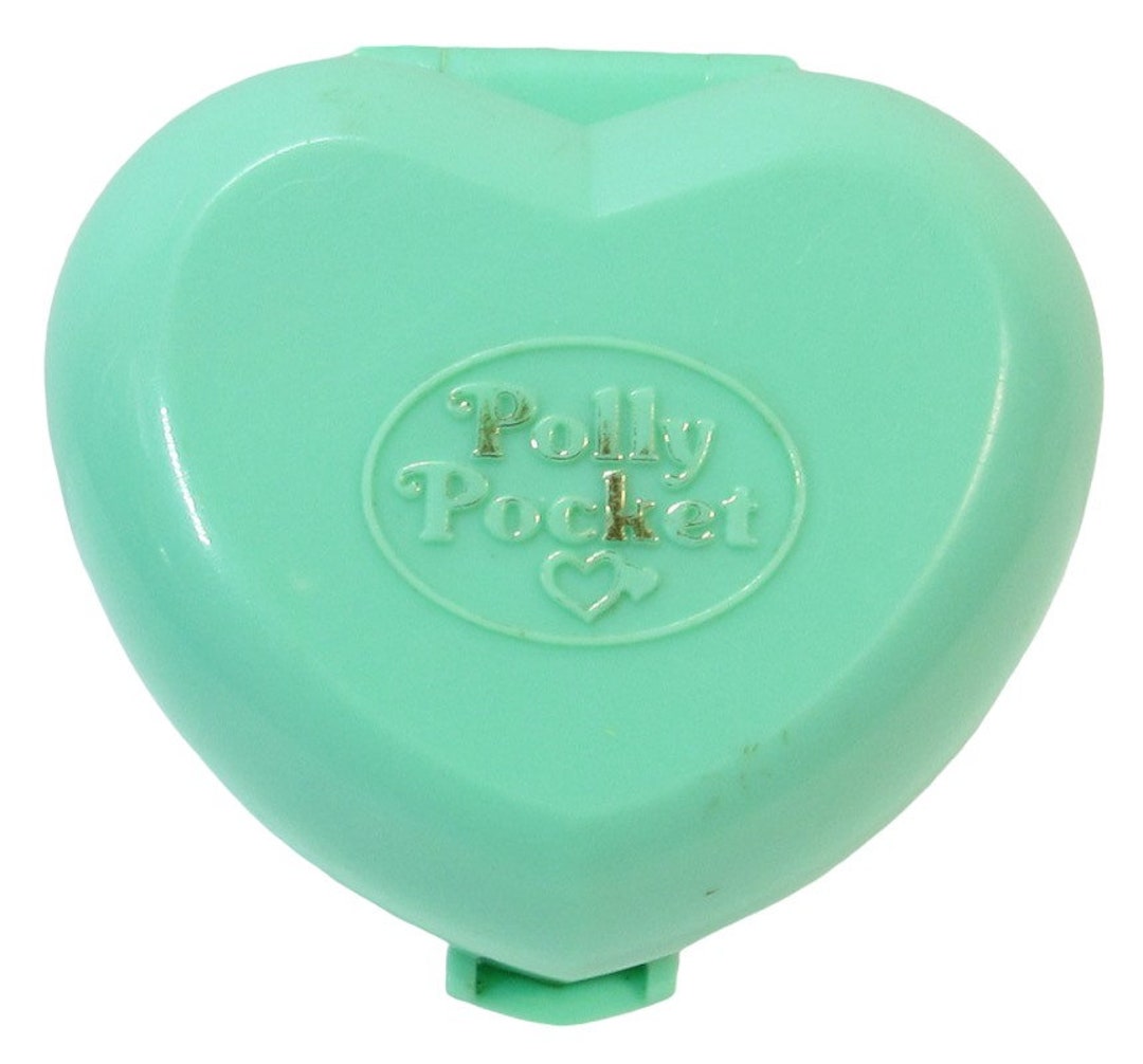 1991 Polly Pocket Vintage Midge's Bedtime Ring Case Compact ONLY 48112 ...