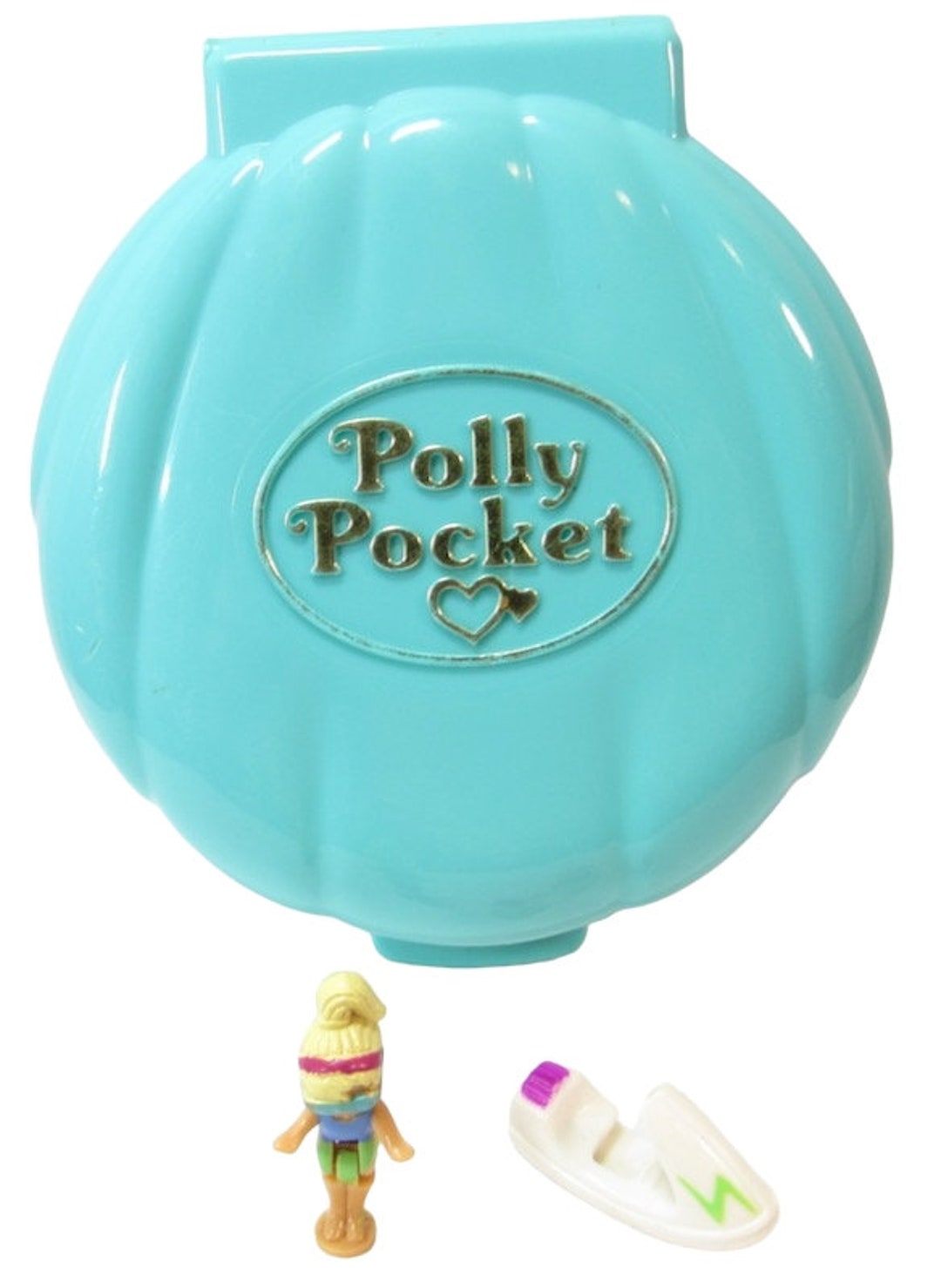 1989 Vintage Polly Pocket Beach Party Compact Bluebird Toys - Etsy