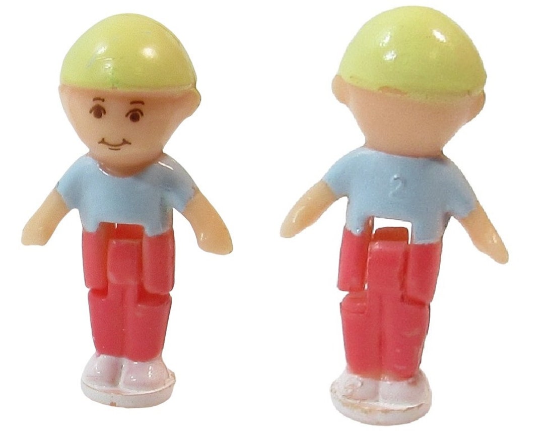 1989 Vintage Polly Pocket Doll Figure Bonus Doll - Wee Willie Bluebird ...