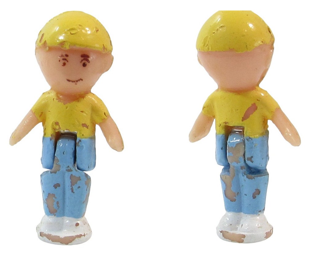 Polly Pocket Doll Undated Vintage Wee Willie's Stunt Plane Willie ...