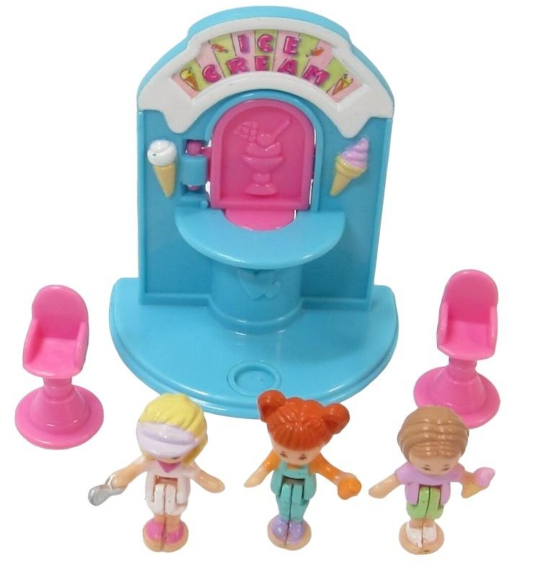 1995 Polly Pocket Ice Cream Stand/fun Bluebird Toys (49466) - Etsy