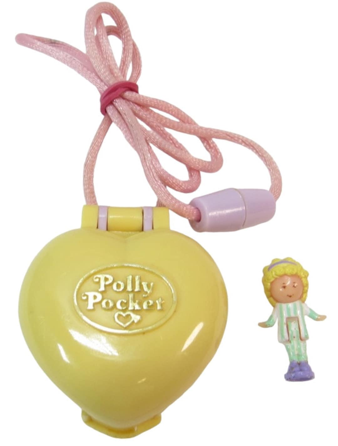 1991 Vintage Polly Pocket Complete Polly in Her Bedroom Locket Bluebird ...