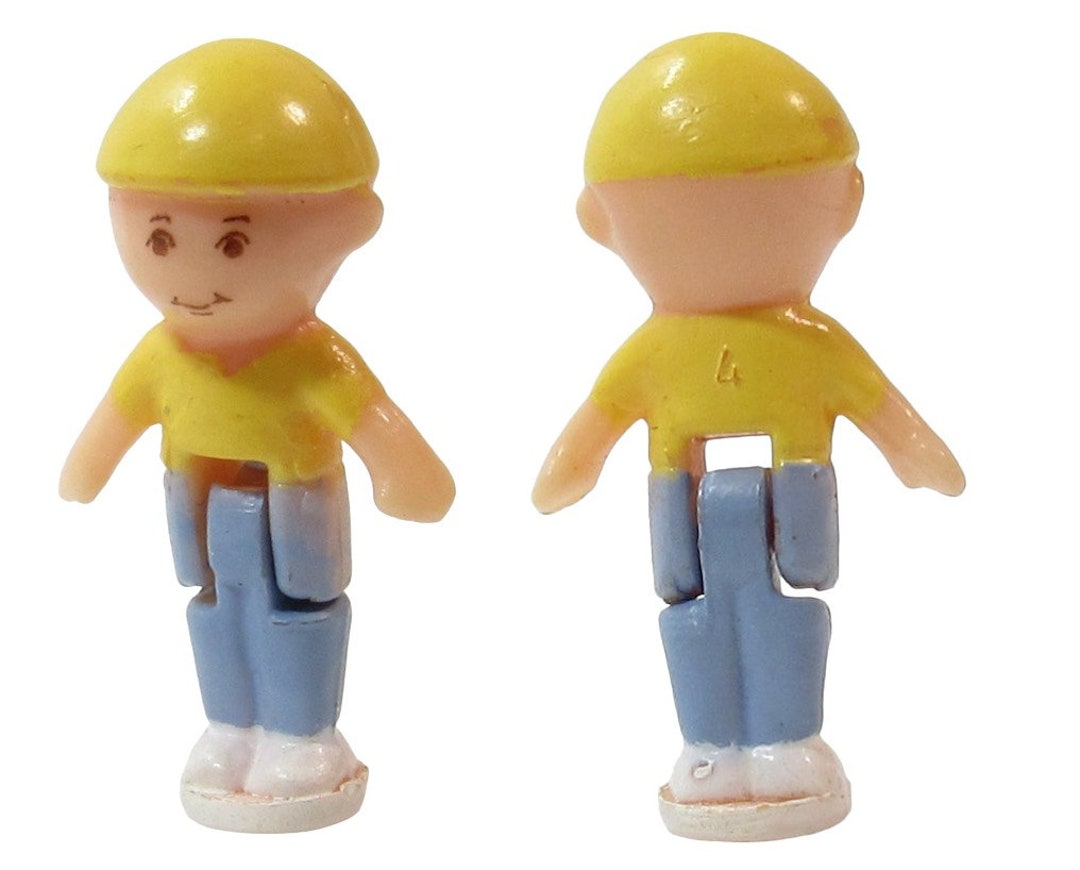 1989 Vintage Polly Pocket Dolls Beach House - Wee Willie Bluebird Toys ...