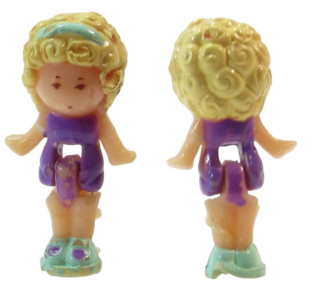 1993 Polly Pocket Vintage Doll Merry-go-round Pals - Polly Bluebird ...