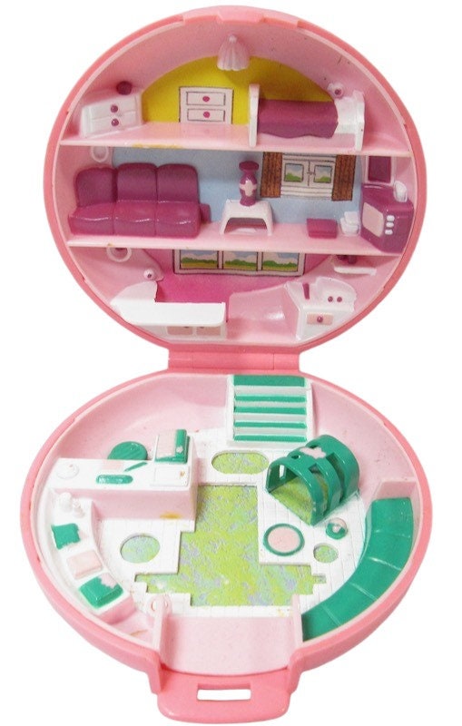 1989 Polly Pocket Button's Animal Hospital COMPACT ONLY Bluebird Toys ...