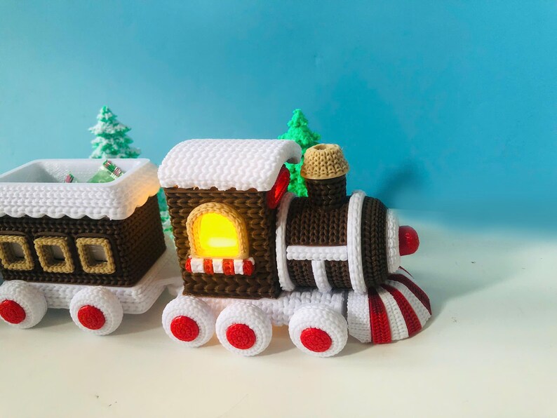 Christmas Train Knitted Stl,3mf File : 3D Print - Etsy
