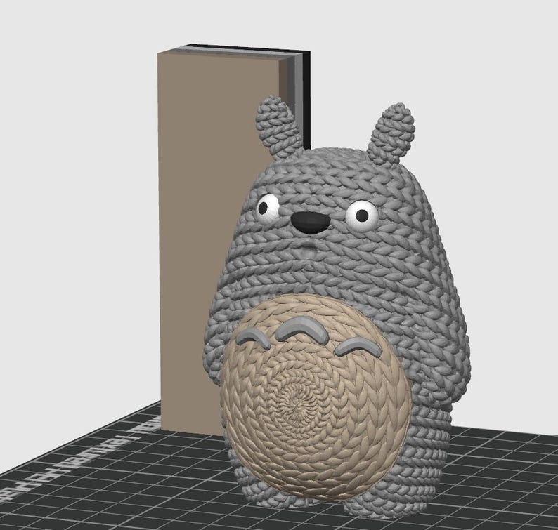 Totoro My Neighbor STL File : 3D Print - Etsy UK