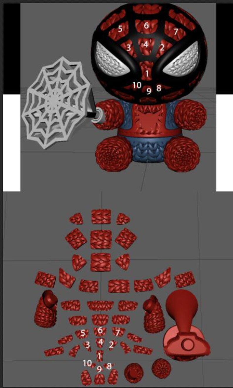 Spider-man STL File : 3D Print - Etsy