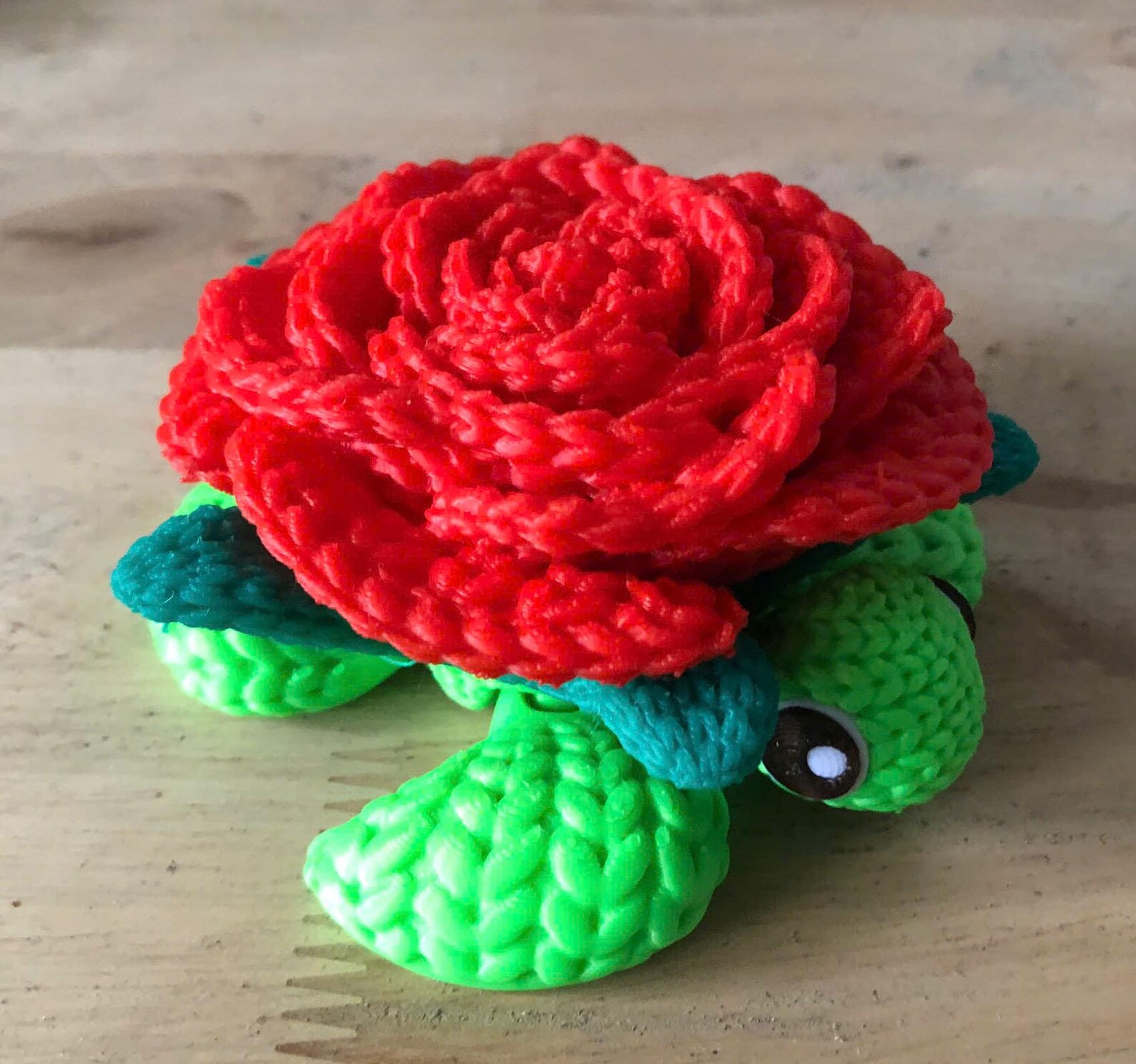 Rose Turtle Flexi STL File - 3D Print Model - Etsy