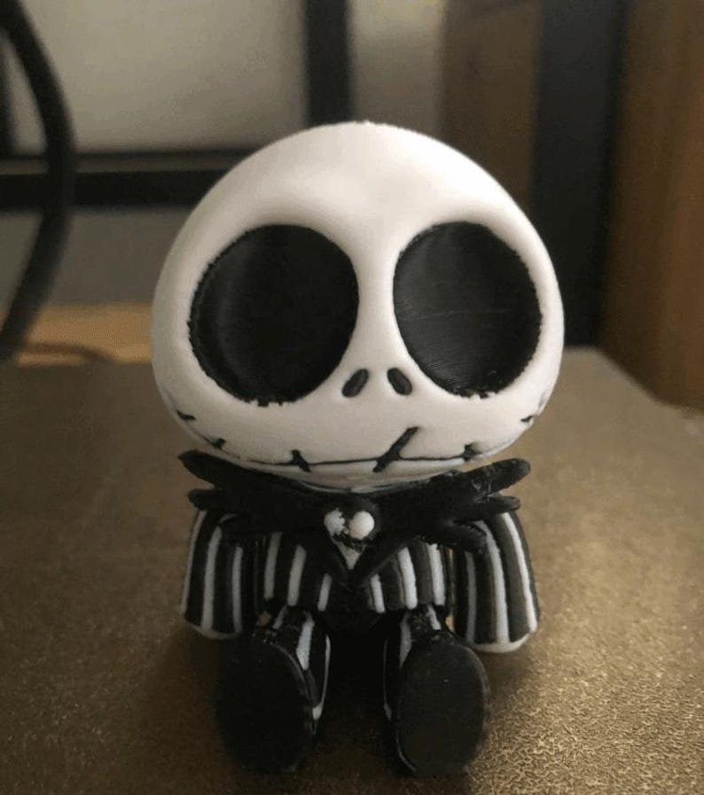 Jack Skellington Articulated STL File : 3D Print - Etsy Canada