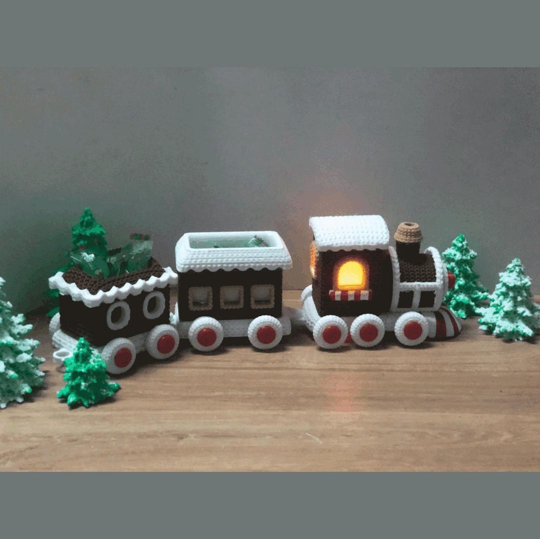 Christmas Train Knitted Stl,3mf File : 3D Print - Etsy