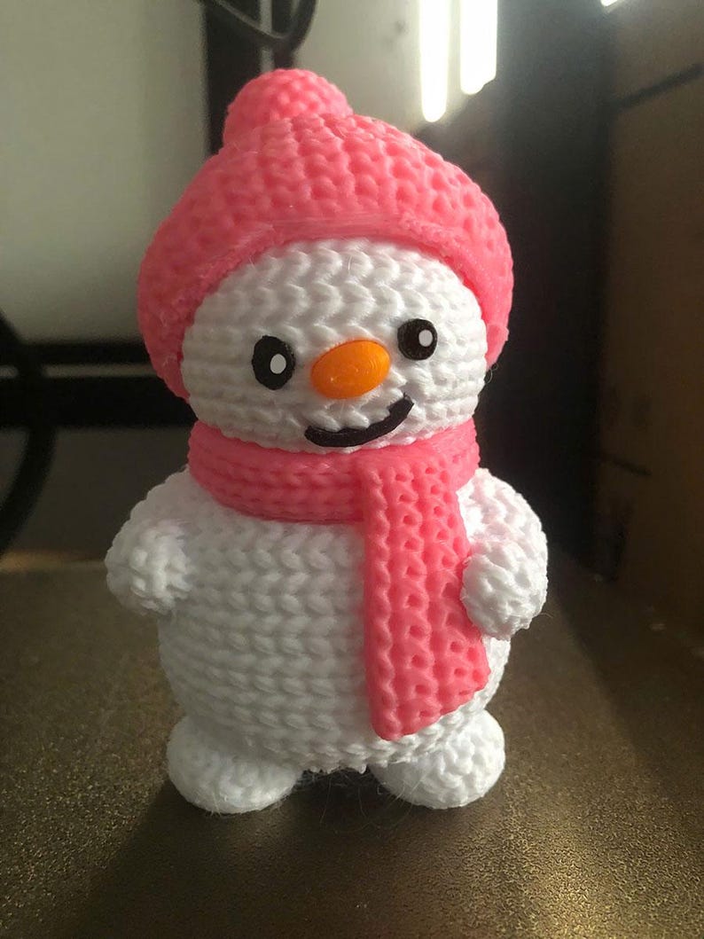 Snowman Christmas STL File : 3D Print - Etsy Australia