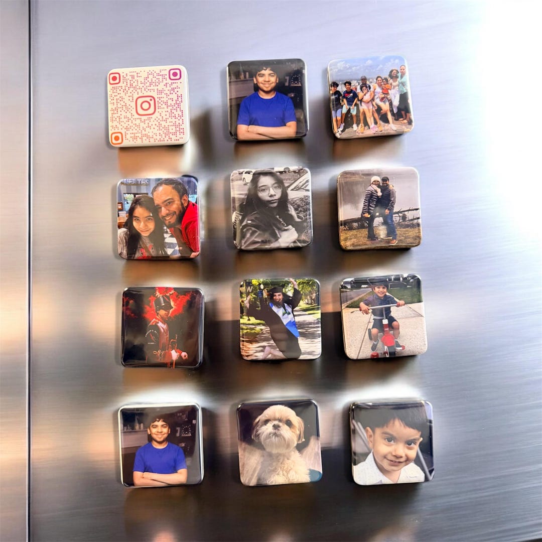 Custom Photo Magnets 2x2 – Personalized Fridge Keepsakes - Etsy
