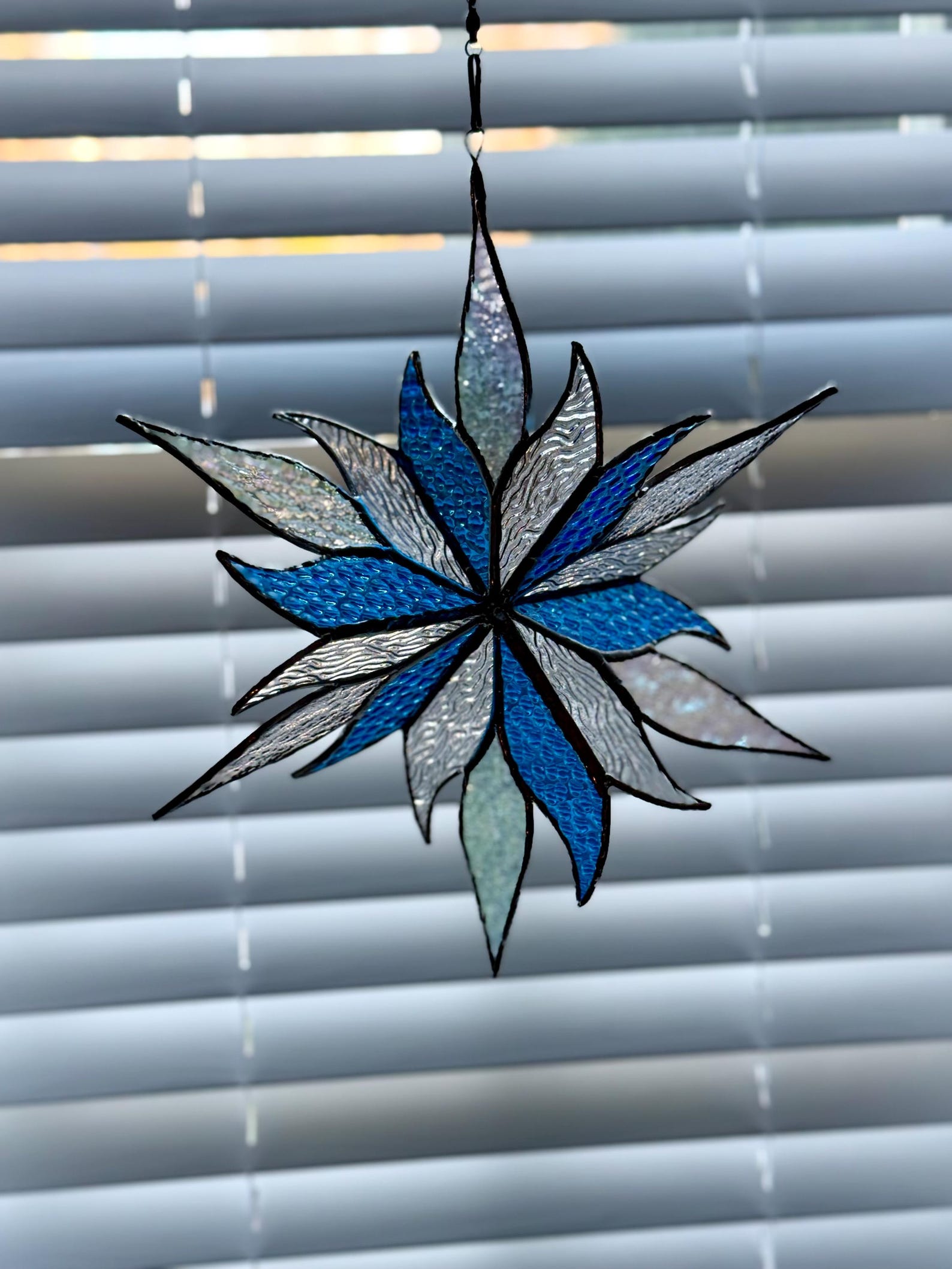 12" Stained Glass Spinner | Multiple Color Options | Perfect Holiday ...