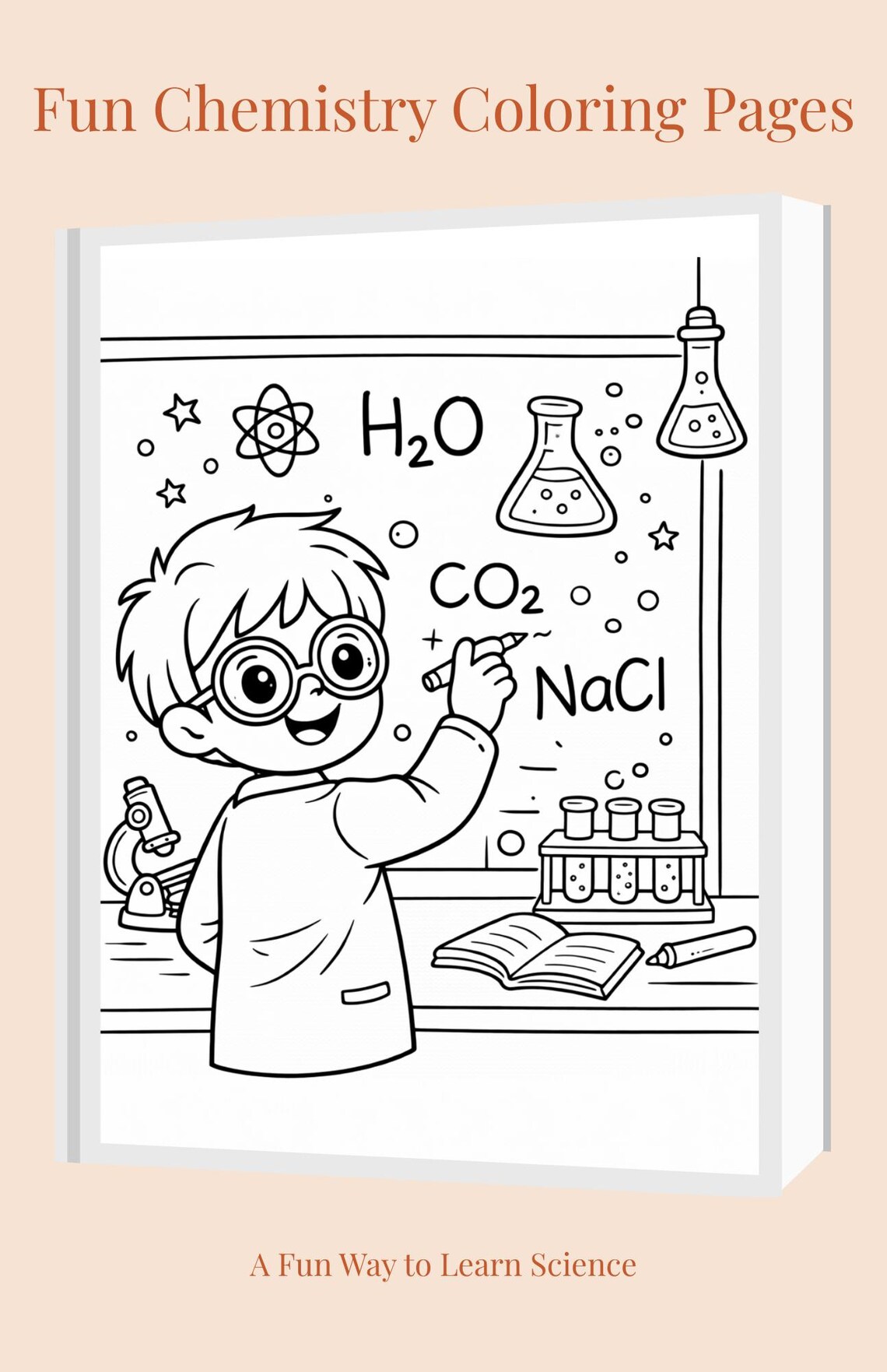 Chemistry Coloring Book for Kids – Printable Science STEM Activity ...