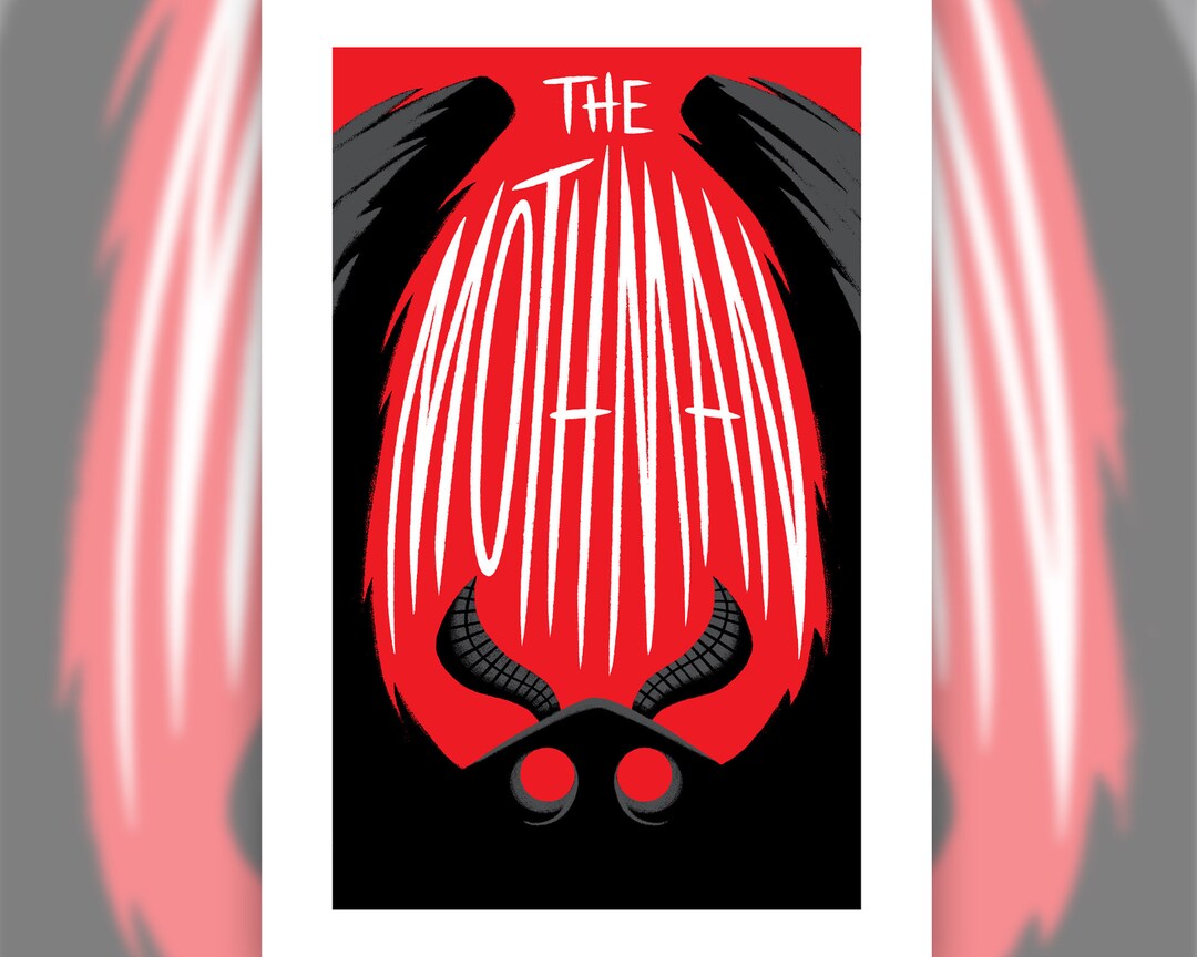 The Mothman 3rd Edition Screen Print Poster - Etsy