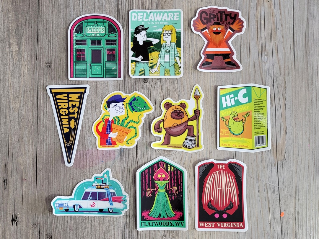 Mix and Match Five Vinyl Stickers - Etsy