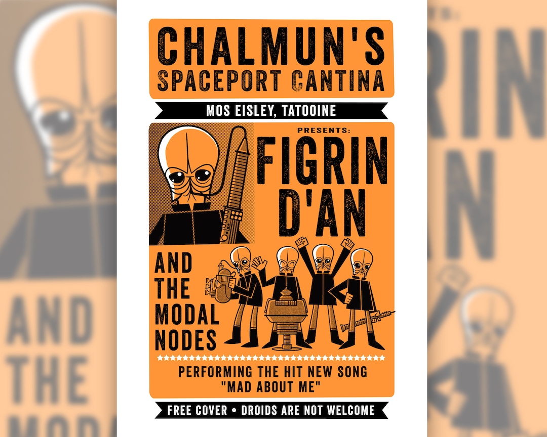 Cantina Band 2nd Edition Gig Poster - Etsy