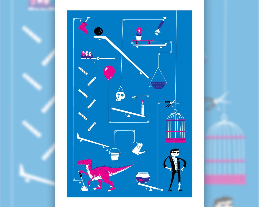 Jeff Goldblum Machine Screen Print - Etsy