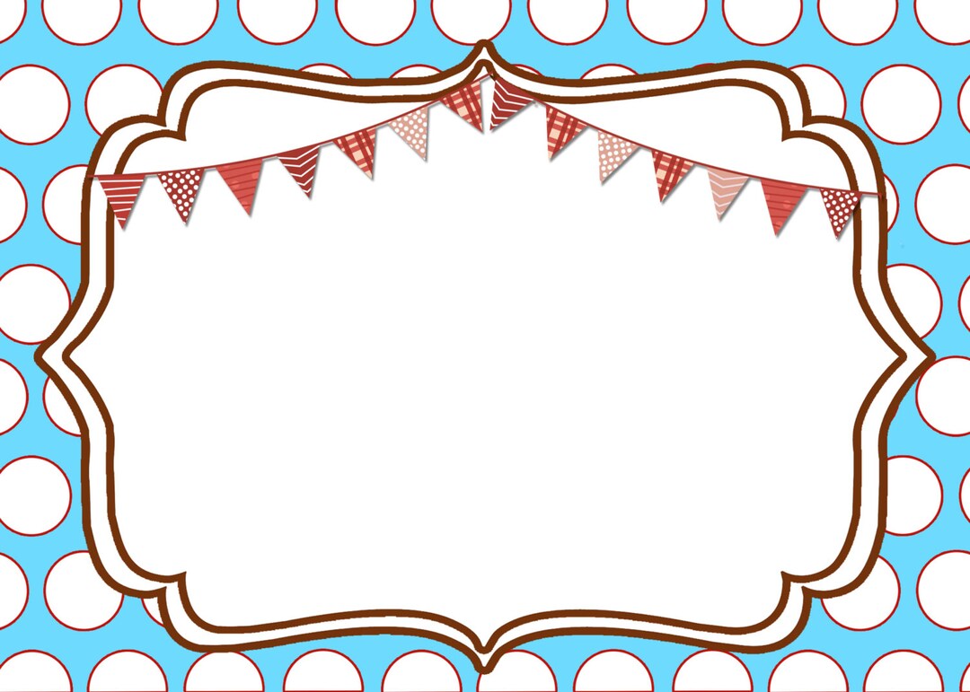 DIY - Blank 5x7 Card/sign/letter - INSTANT DOWNLOAD - Etsy
