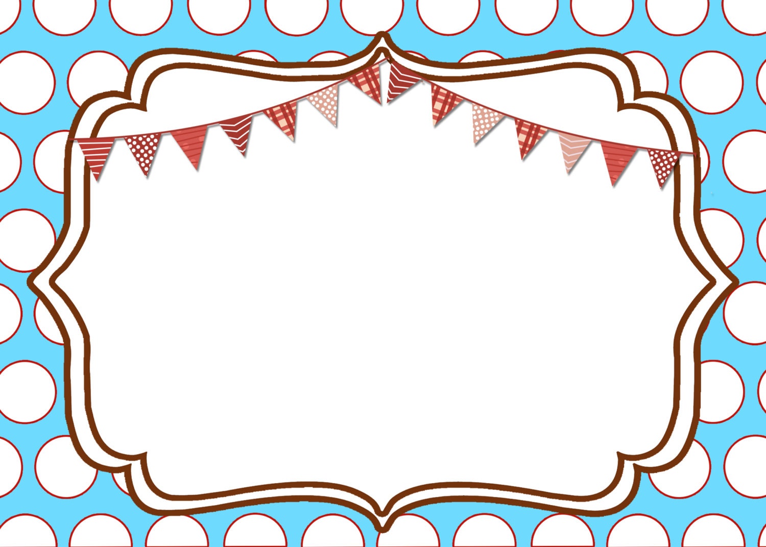 DIY - Blank 5x7 Card/sign/letter - INSTANT DOWNLOAD - Etsy