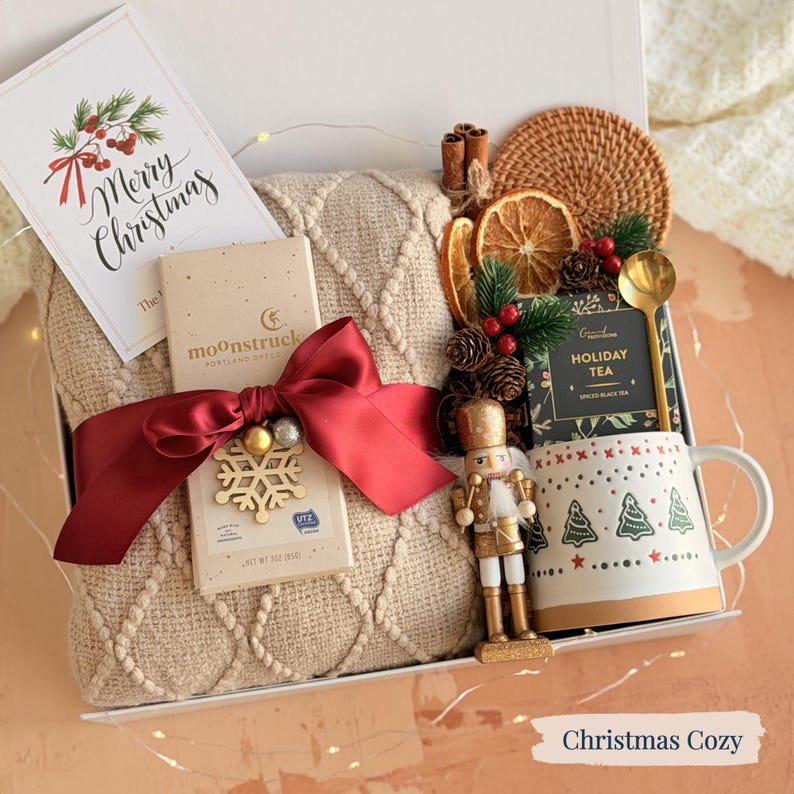 Winter Gift Box for Couples, Holiday Cozy Gift for Family, New Home ...