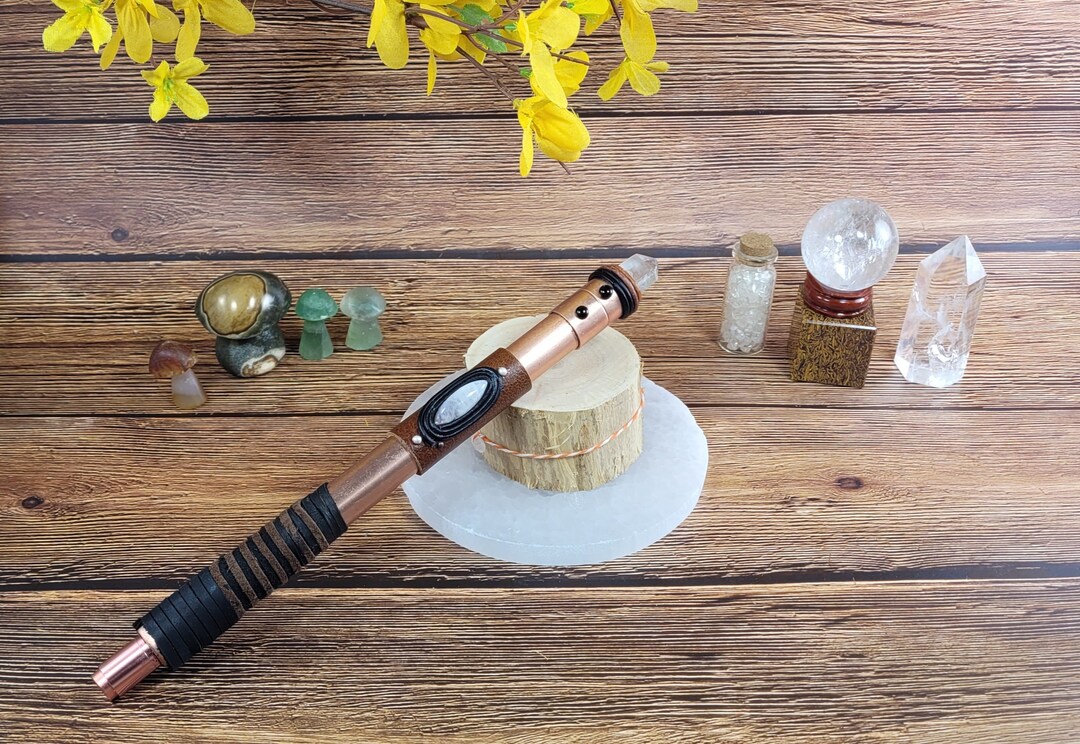 Light up Healing Crystal Wand, Reiki Wand, Manifestation Wand Clear ...