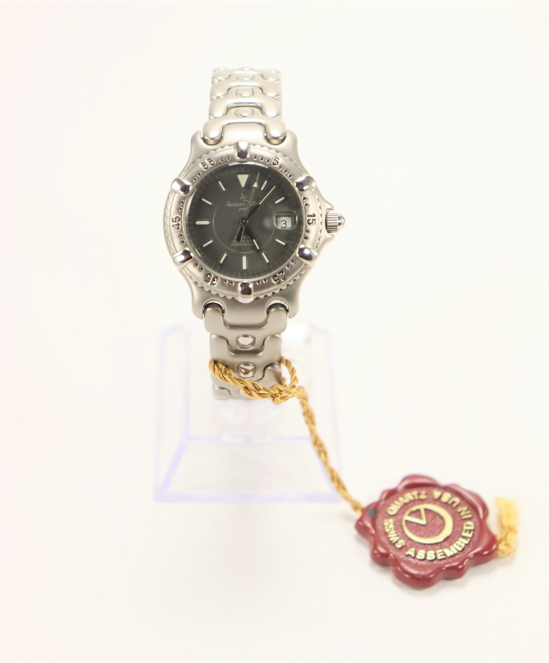 Jacques Edho Reloj de señora Swiss Made Stainless Steel Gray Dial New ...