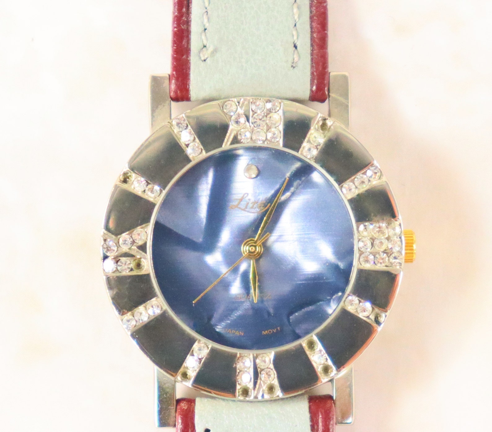Lizé Ladies Fashion Watch With Abalone Dial Vintage/new 1990's - Etsy