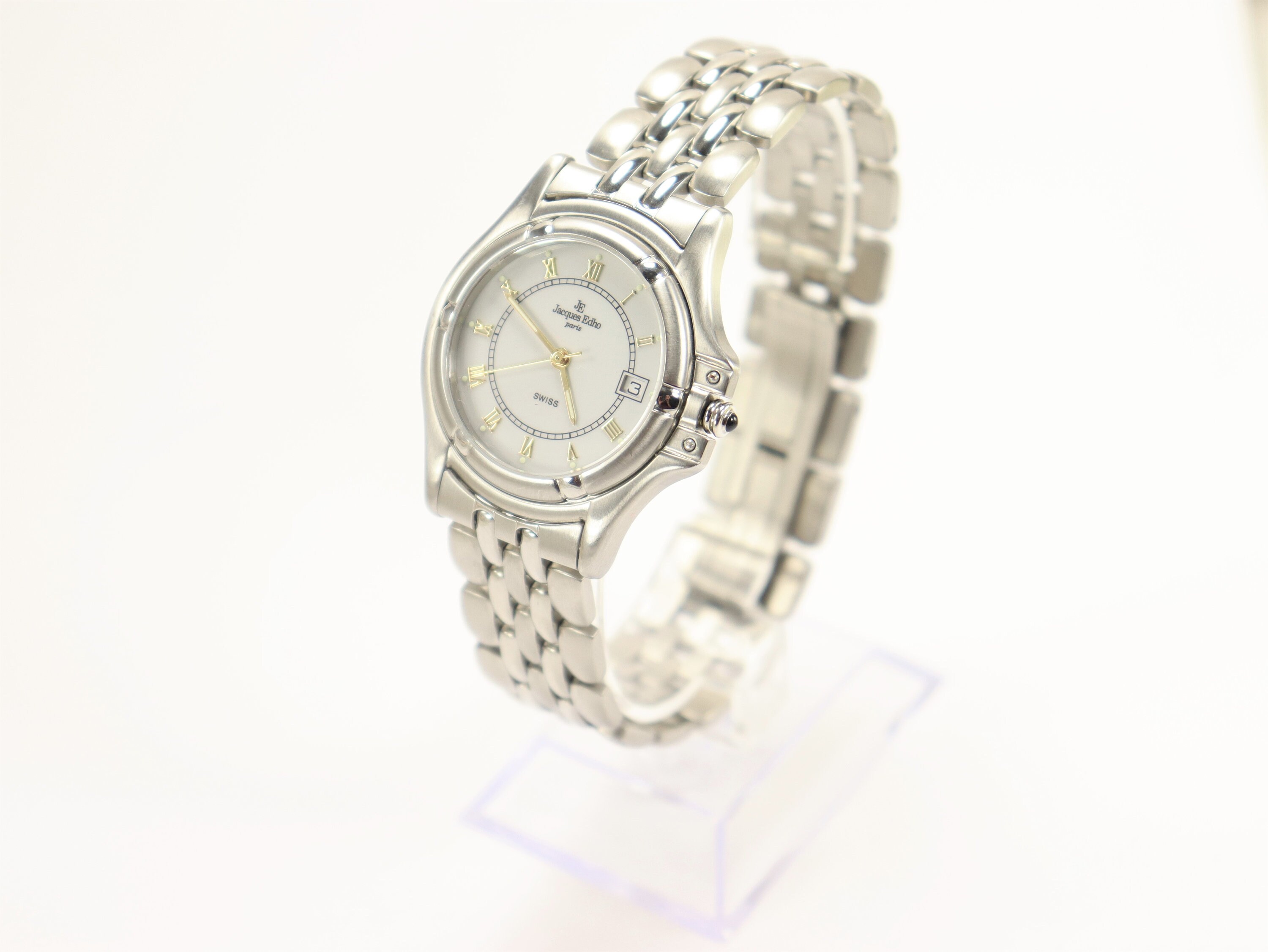 Jacques Edho Ladies Watch Swiss Made Stainless Steel New Old Stock 1990 ...