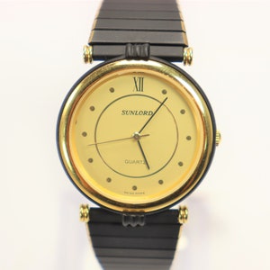 SUNLORD Swiss Made Unisex Watch Gold Plated Vintage New 1990's - Etsy