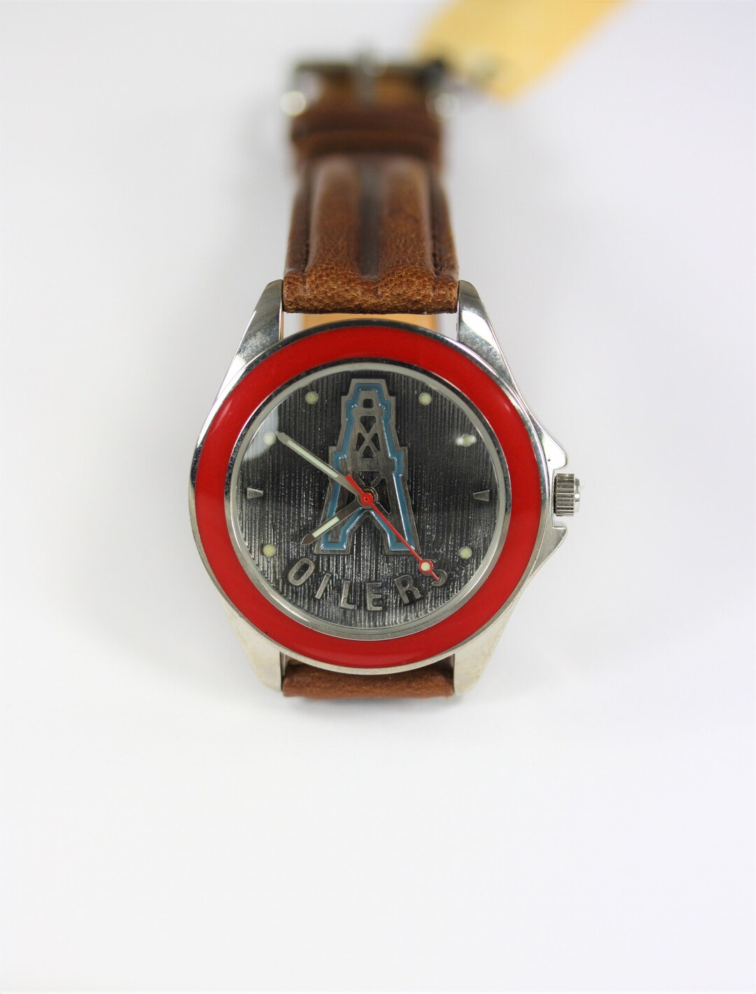 1993 Reloj Houston Oilers hecho por Fossil Vintage Brand New - Etsy España