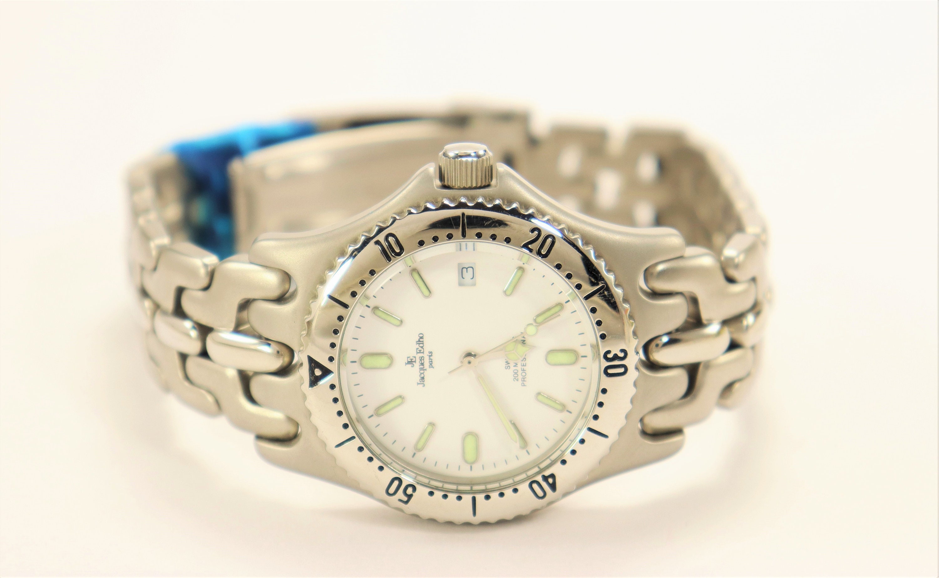 Jacques Edho Men's Watch Swiss Made Stainless Steel New - Etsy