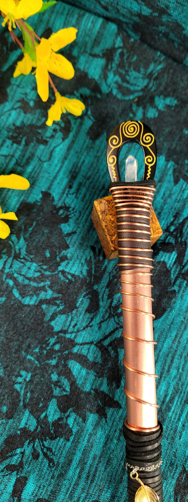 Manifestation Wand, Healing Crystal Wand, Reiki Wand Clear Quartz ...