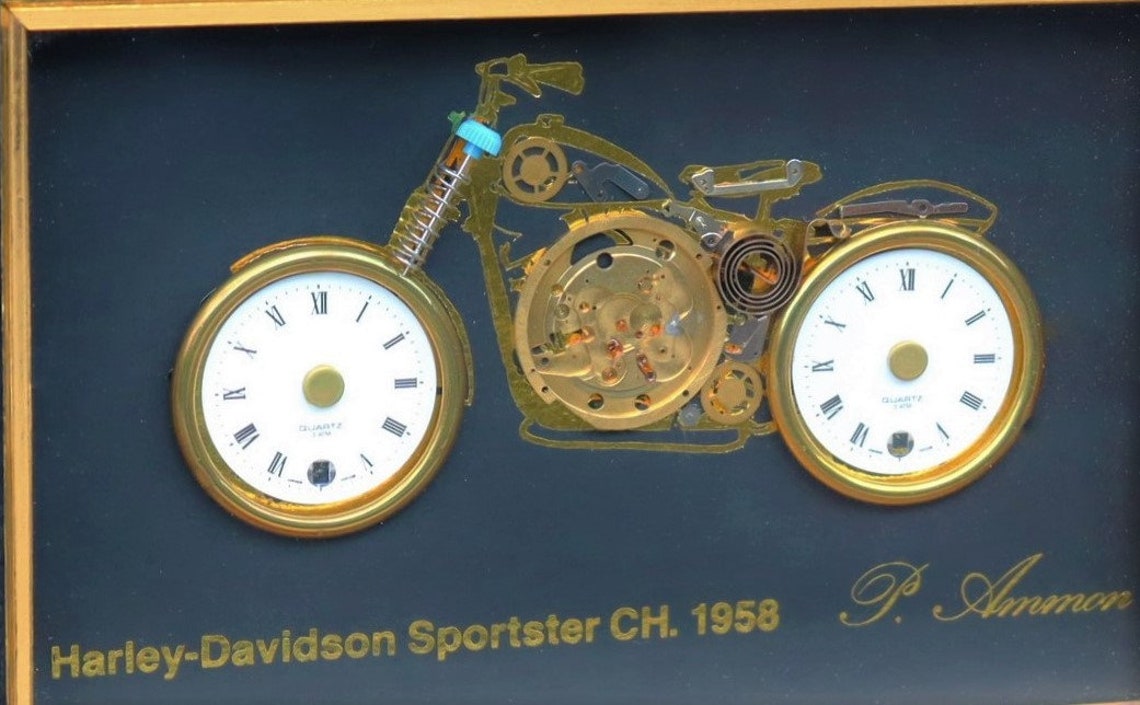 P. Ammon Horological Collage Art Made From Watch Parts - Etsy Canada