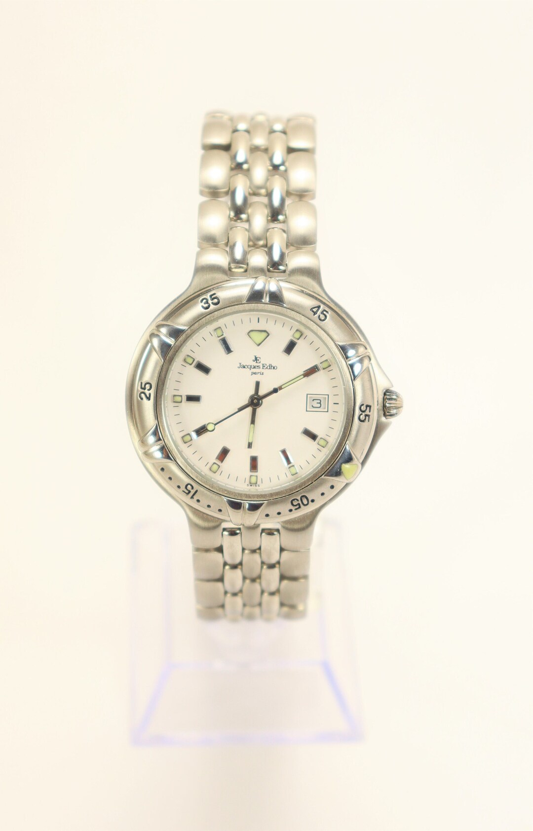 Jacques Edho Ladies Watch Swiss Made Stainless Steel New Old Stock 1990 ...